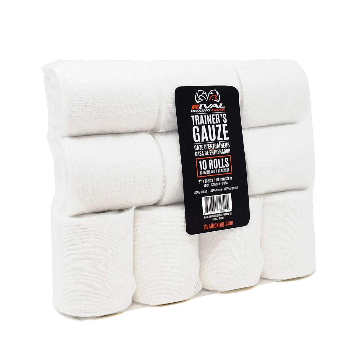 Gauze - Pack of 10 Rolls – Rival Boxing Gear Canada