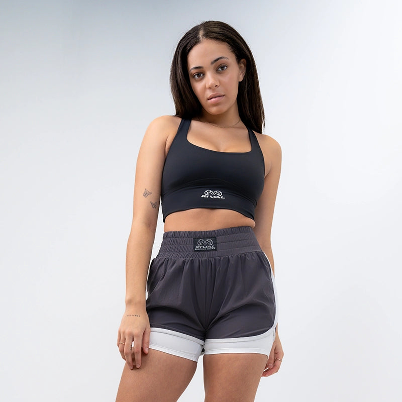 Women's Shorts with Compression Lining – Rival Boxing Gear Canada